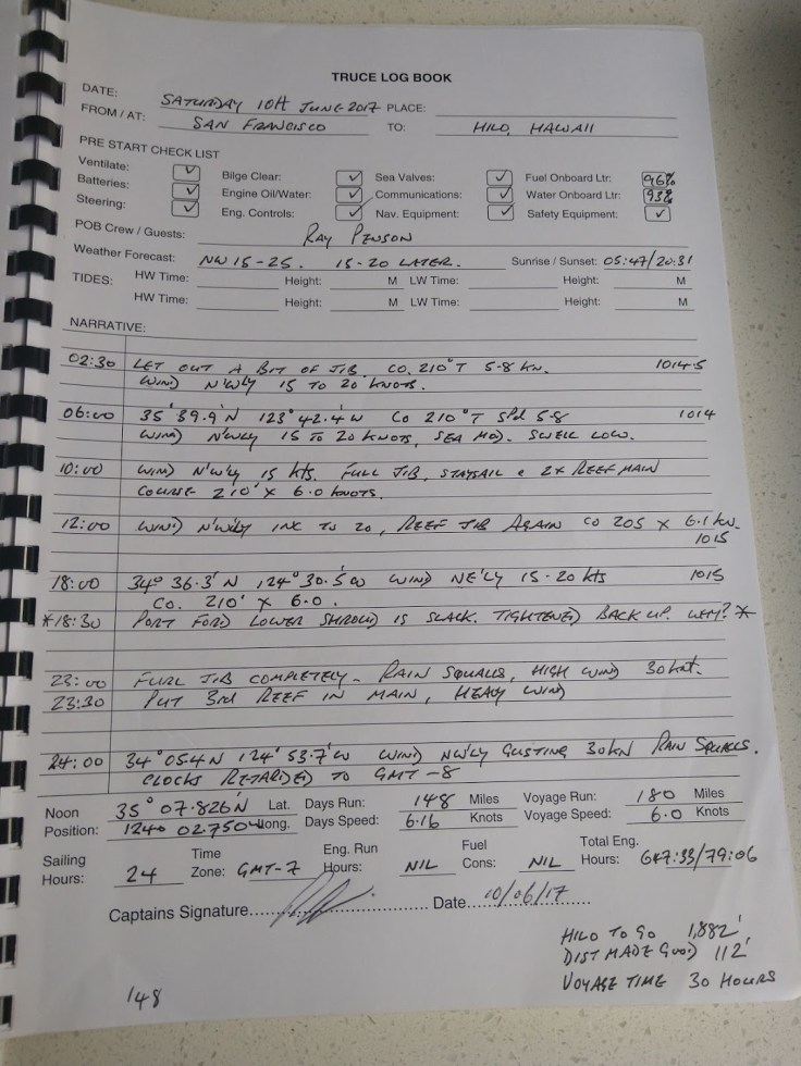 Customised Logbooks – The Adventures of Captain Ray Penson